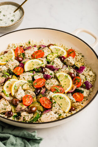 One Pan Greek Chicken Meal Prep (Paleo, Whole30, Keto, AIP) - Unbound ...