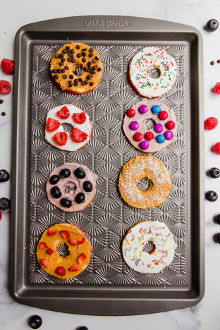 Healthy No-Bake Apple "Donuts" - Unbound Wellness