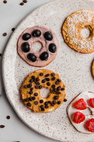 Healthy No-Bake Apple "Donuts" - Unbound Wellness