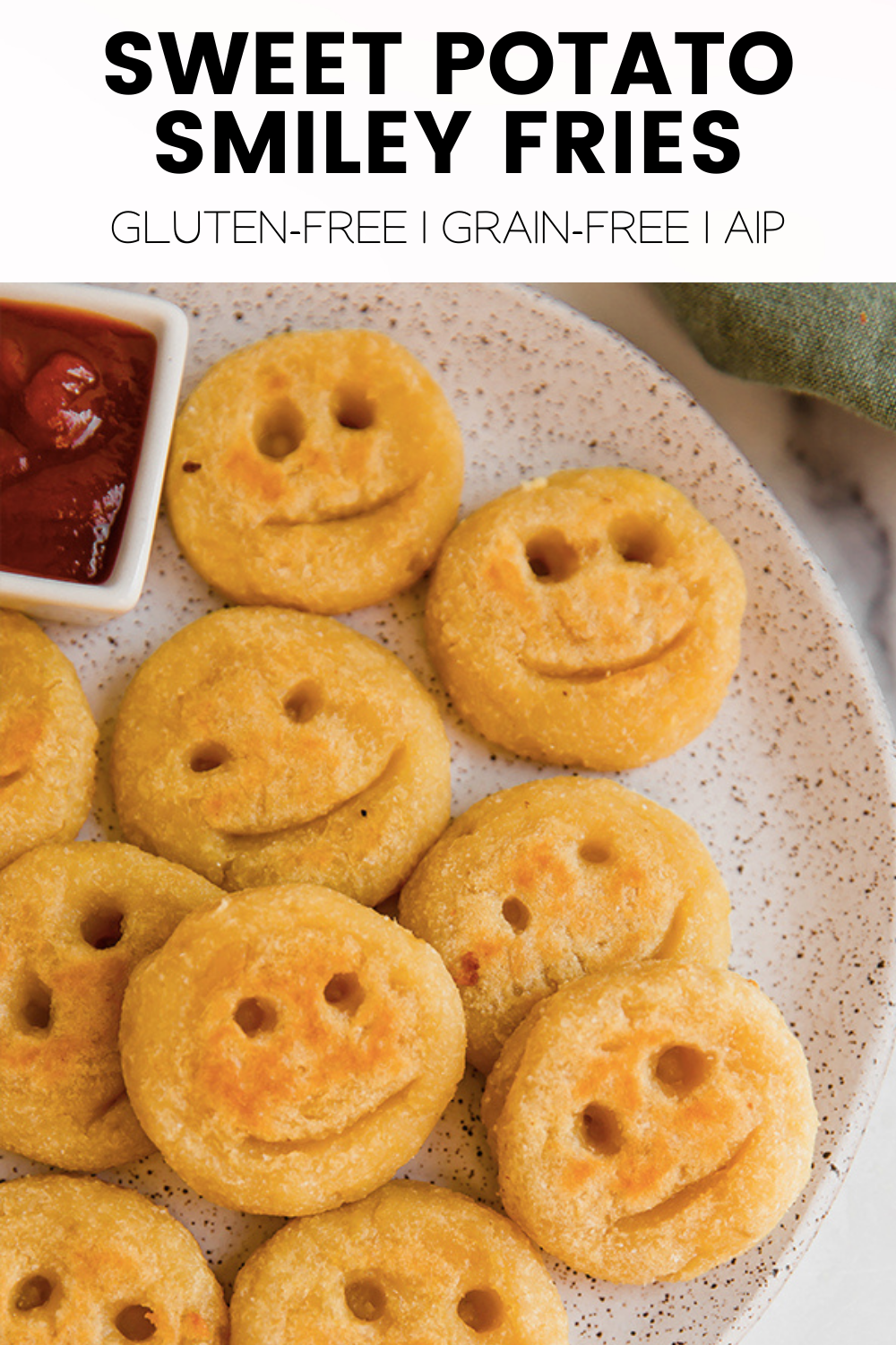 Sweet Potato Smiley Fries {Gluten-free, AIP} - Unbound Wellness