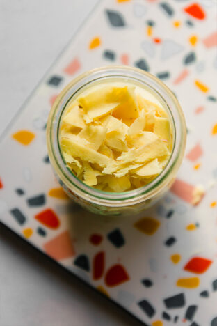 How to Make Pickled Ginger {with Apple Cider Vinegar} - Unbound Wellness