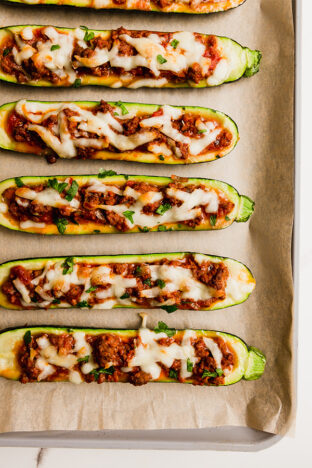 Easy Beef Stuffed Zucchini Boats - Unbound Wellness