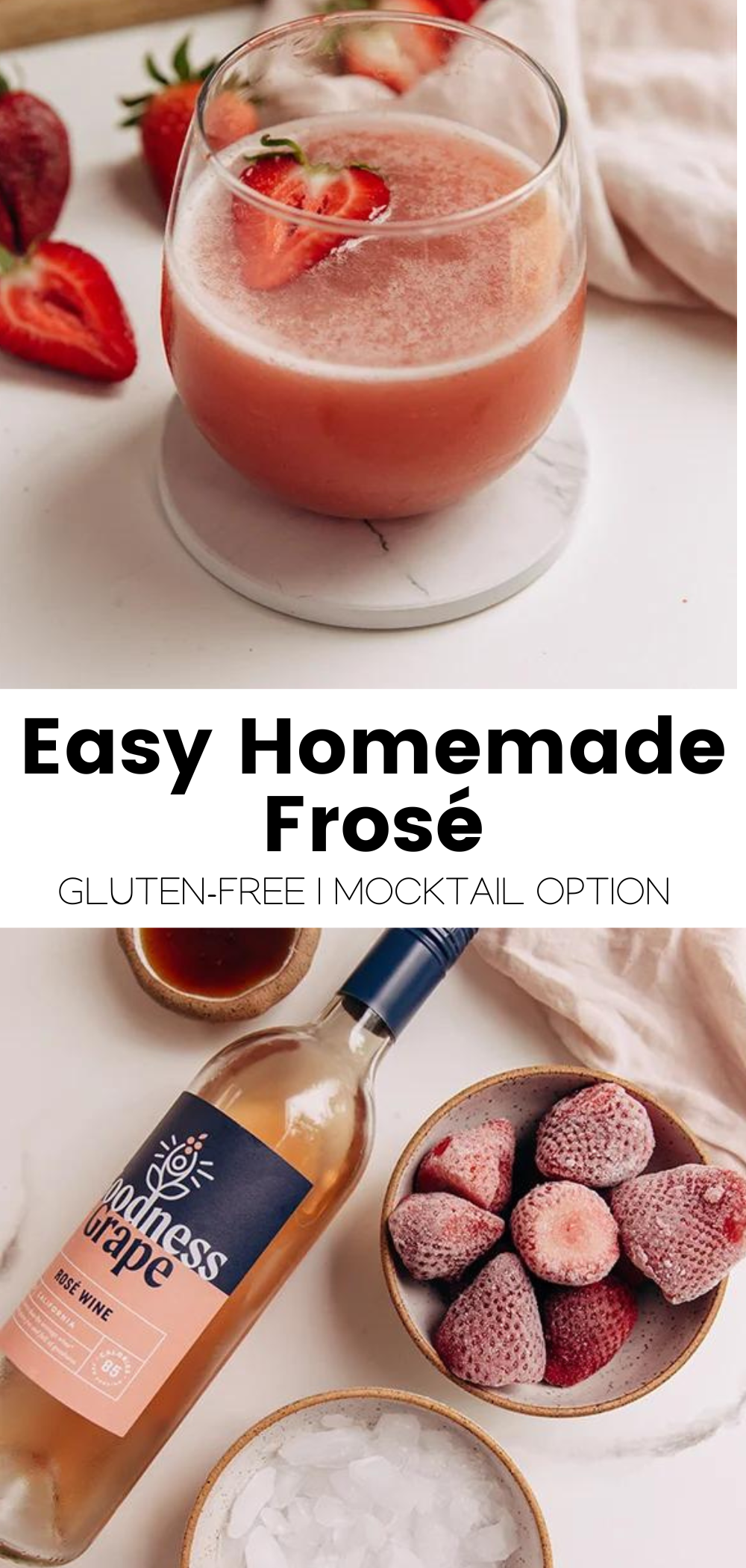 Easy Homemade Frosé - Unbound Wellness