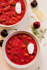 Hungarian Cold Cherry Soup - Unbound Wellness