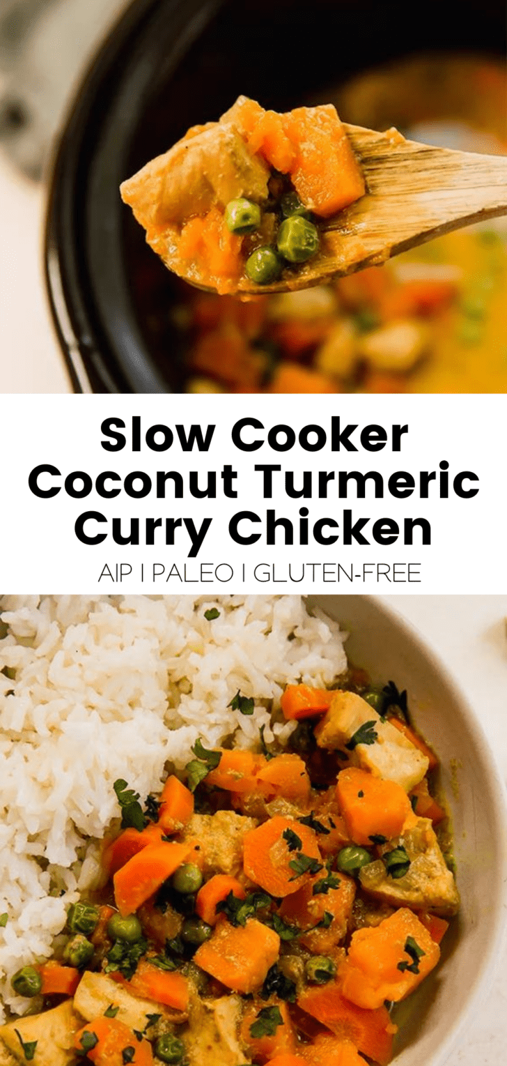 Slow Cooker Coconut Turmeric Curry Chicken - Unbound Wellness