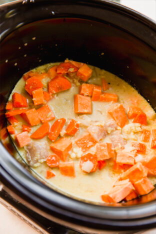 Slow Cooker Coconut Turmeric Curry Chicken - Unbound Wellness