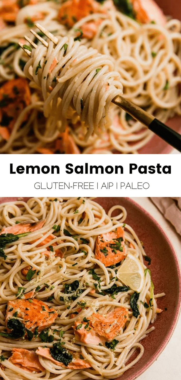 Lemon Salmon Pasta - Unbound Wellness