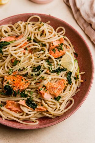 Lemon Salmon Pasta - Unbound Wellness