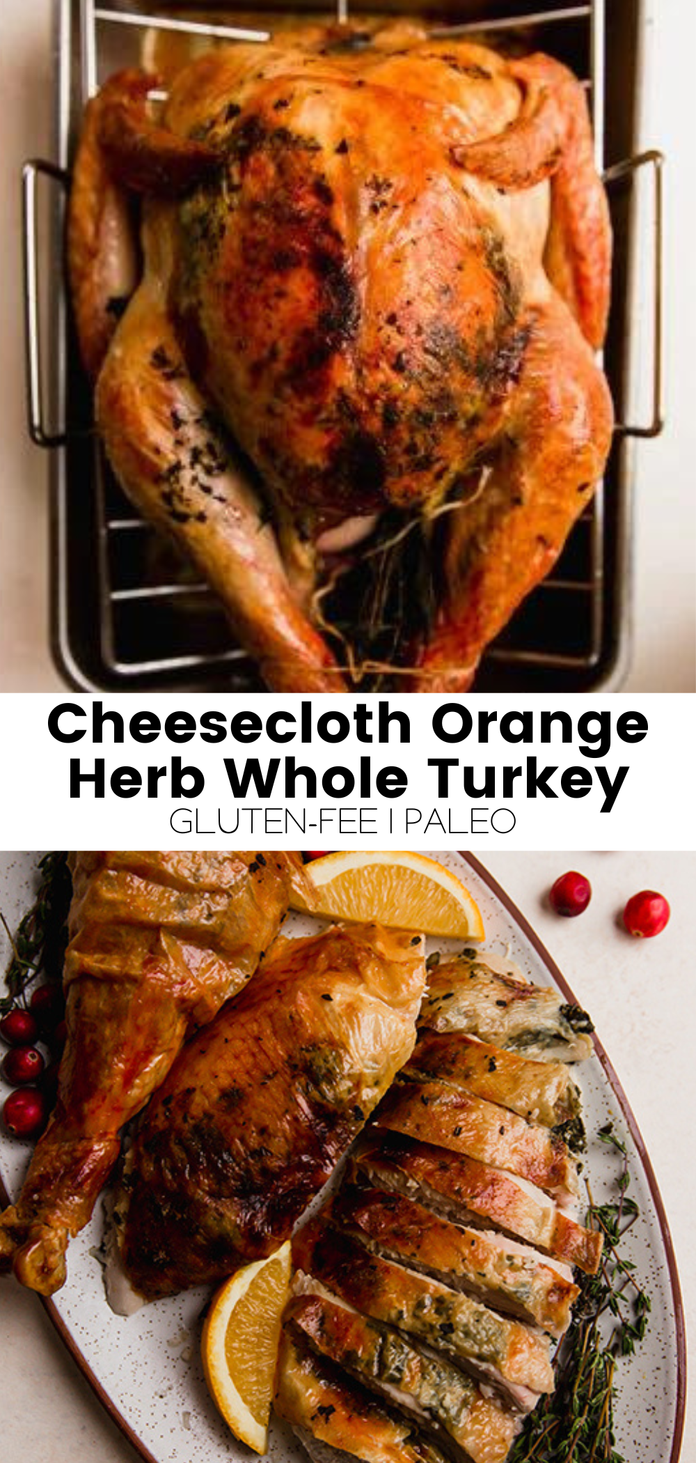 Cheesecloth Orange Herb Whole Turkey - Unbound Wellness