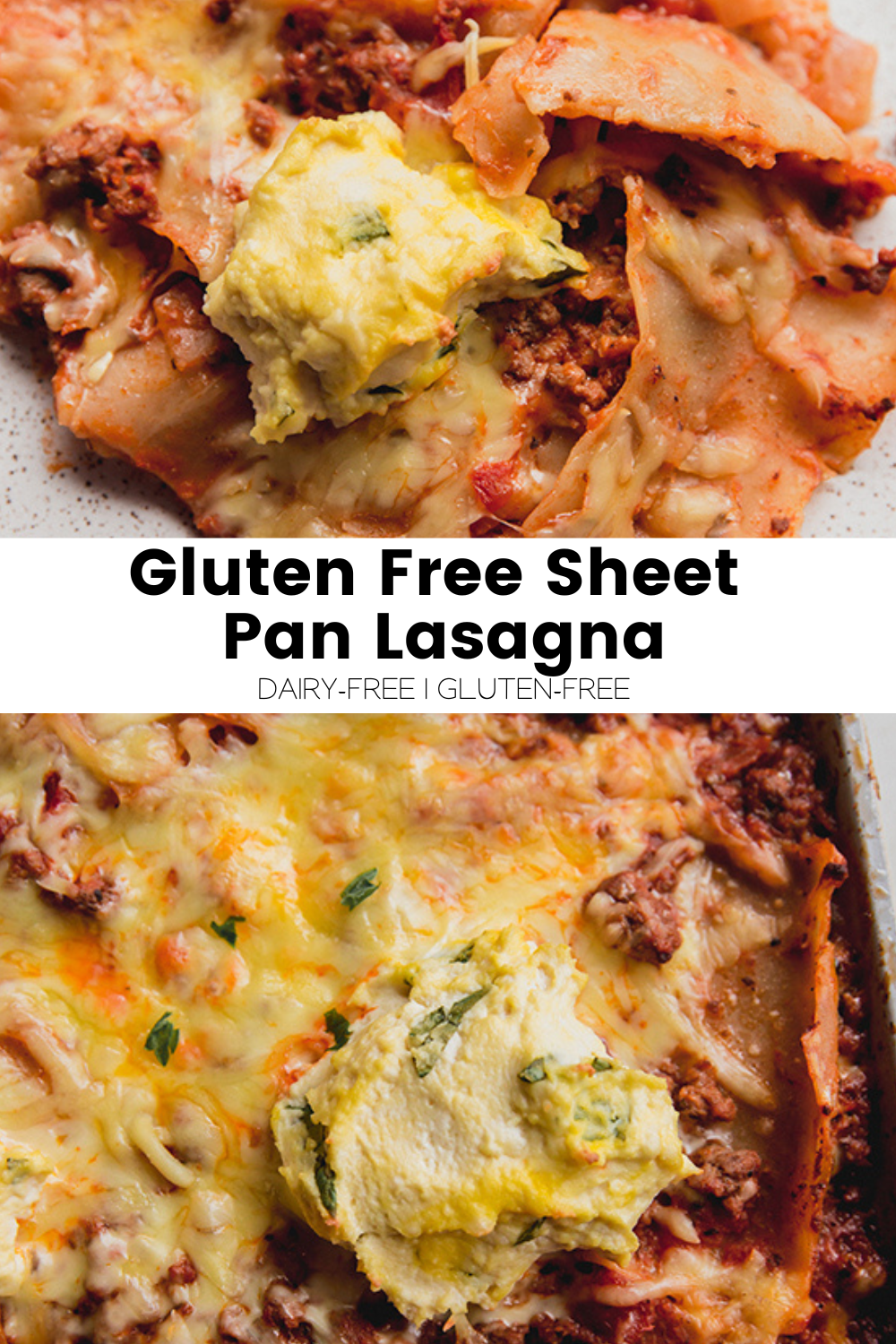 Gluten Free Sheet Pan Lasagna - Unbound Wellness