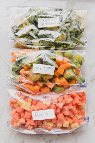 Freezer Vegetable Breakfast Hash {3 Ways} - Unbound Wellness