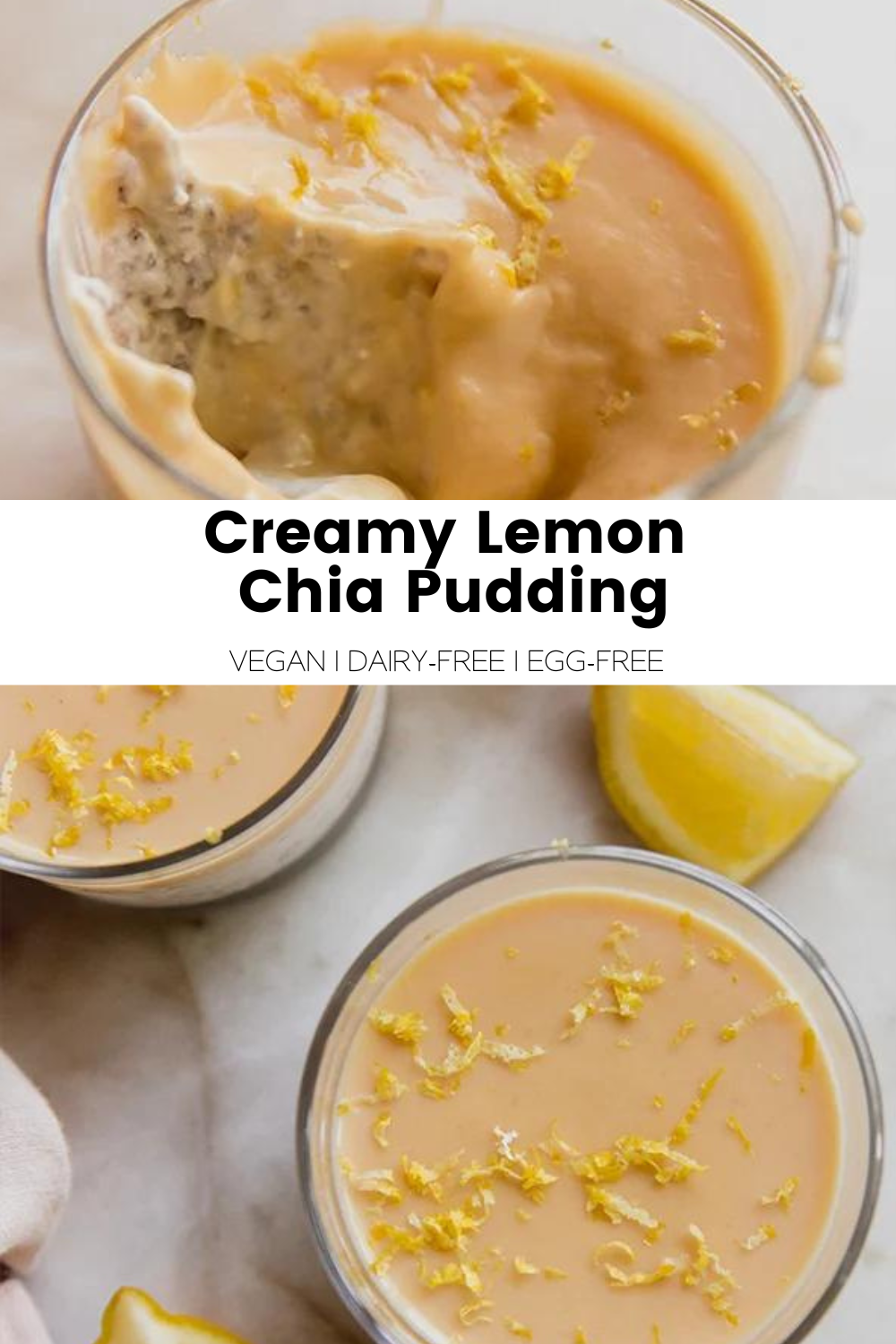 Creamy Lemon Chia Pudding - Unbound Wellness