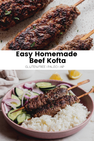 Easy Homemade Beef Kofta - Unbound Wellness