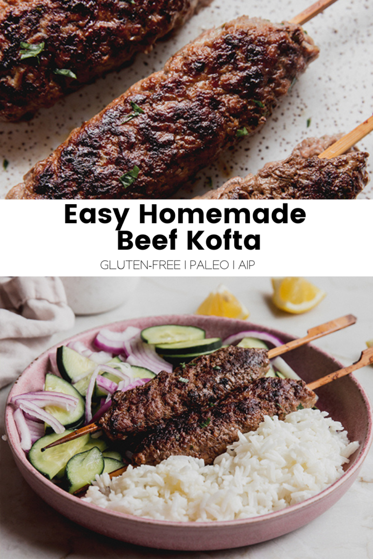 Easy Homemade Beef Kofta - Unbound Wellness