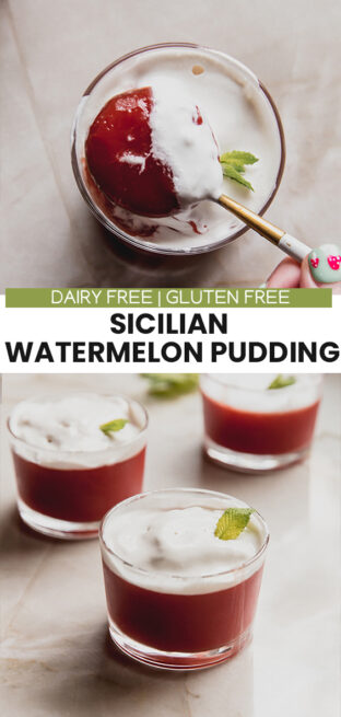 Sicilian Watermelon Pudding - Unbound Wellness