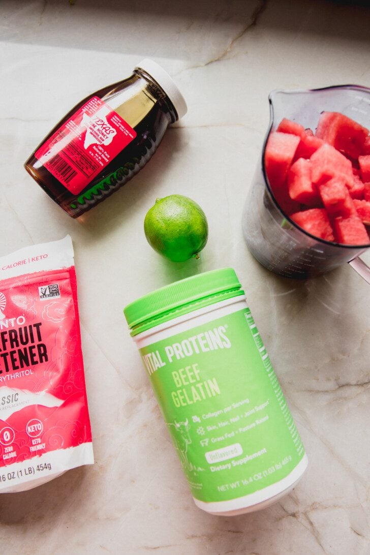 Sour Watermelon Gummies {sour patch kid copycat} - Unbound Wellness