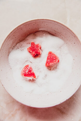 Sour Watermelon Gummies {sour patch kid copycat} - Unbound Wellness
