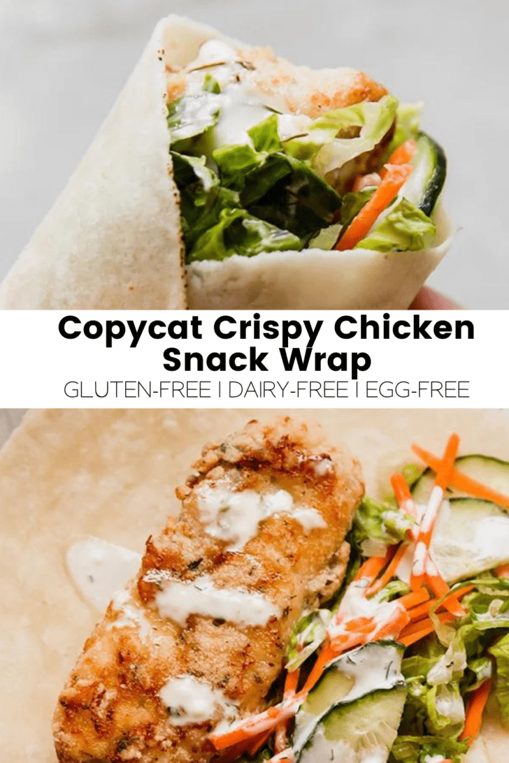 Copycat Crispy Chicken Snack Wrap (Gluten Free) - Unbound Wellness