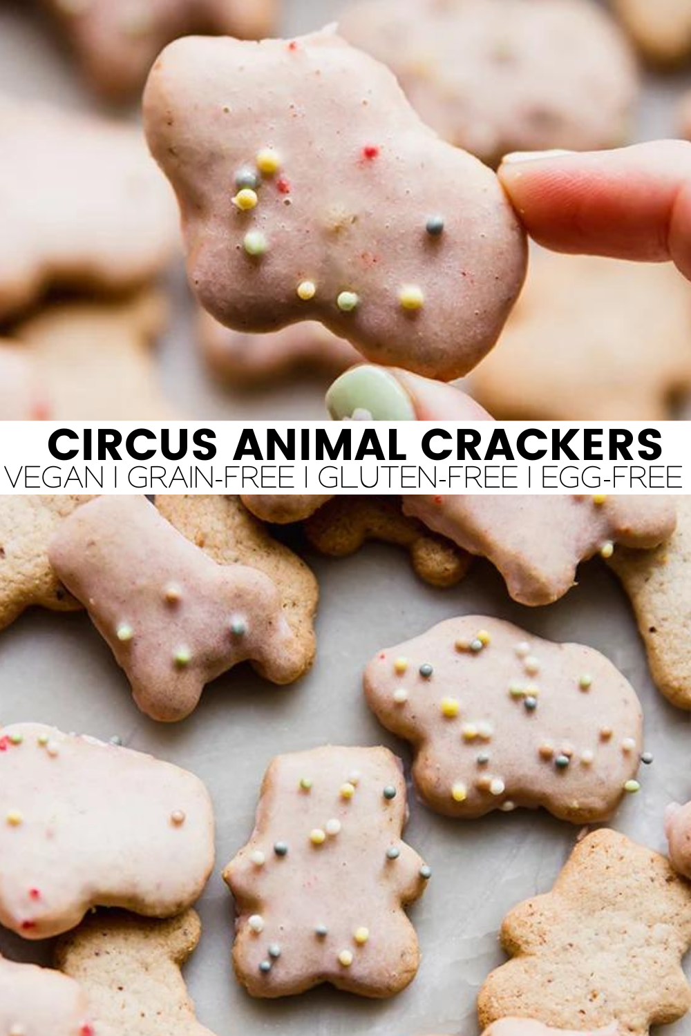 Gluten Free Circus Animal Crackers (Vegan & Grain free) - Unbound Wellness
