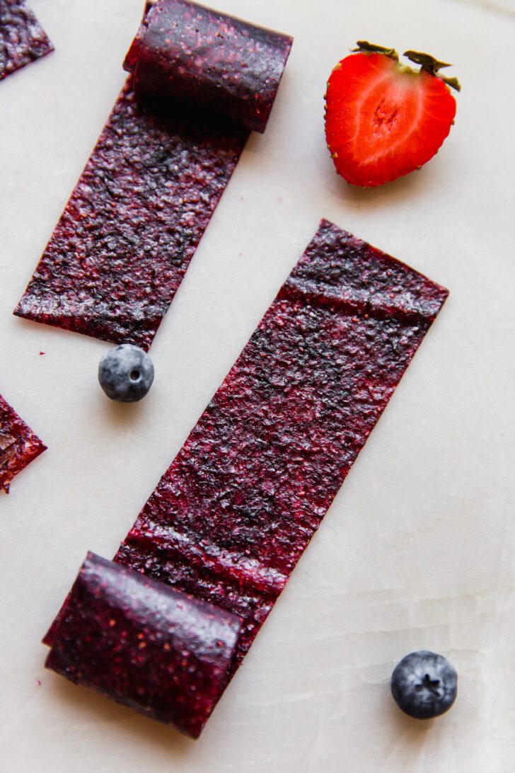 Healthy Homemade Fruit Roll Ups - Unbound Wellness