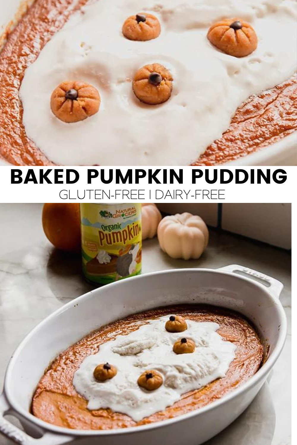 Baked Pumpkin Pudding (dairy free) - Unbound Wellness