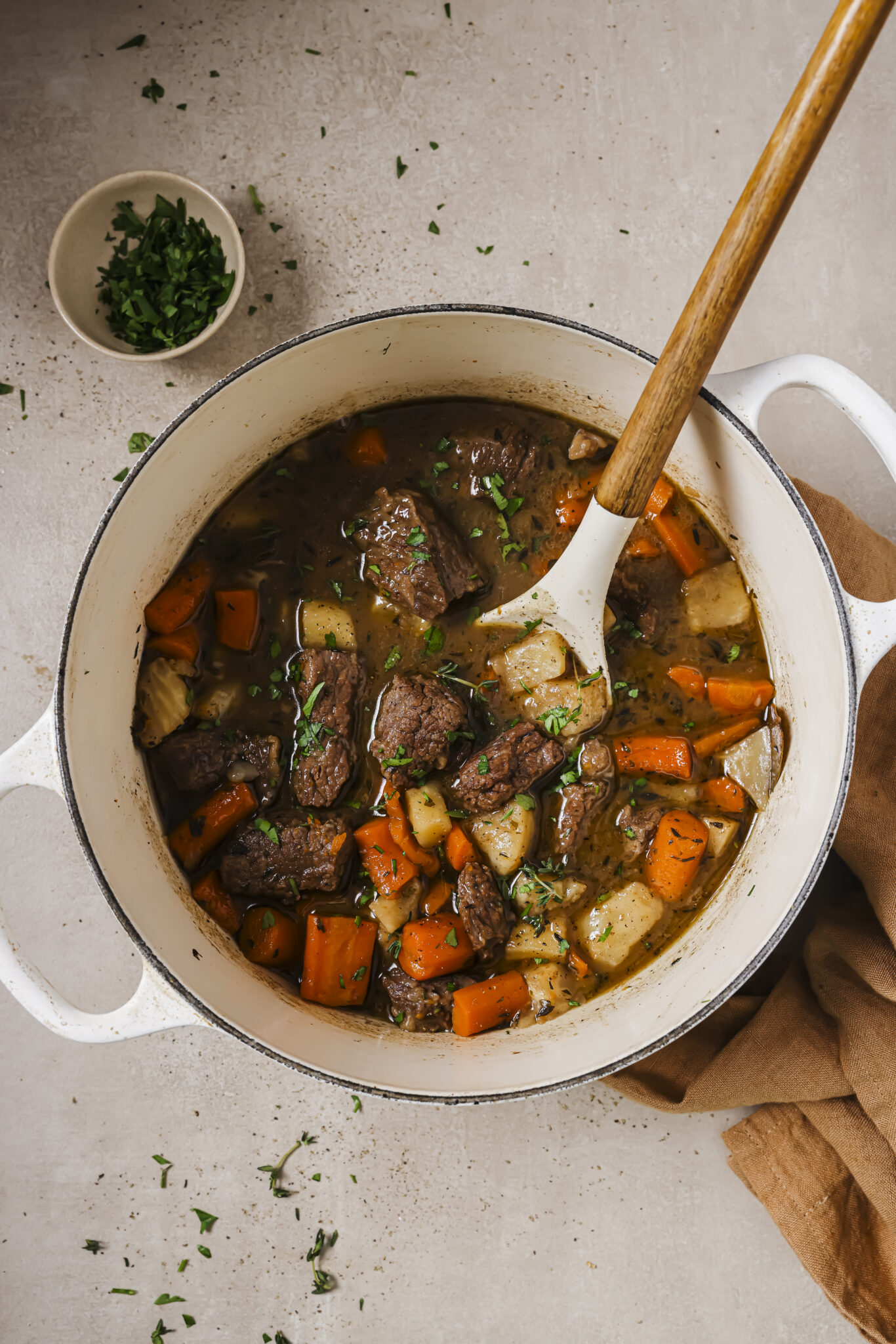 Dutch Oven Beef Stew (Gluten Free) - Unbound Wellness