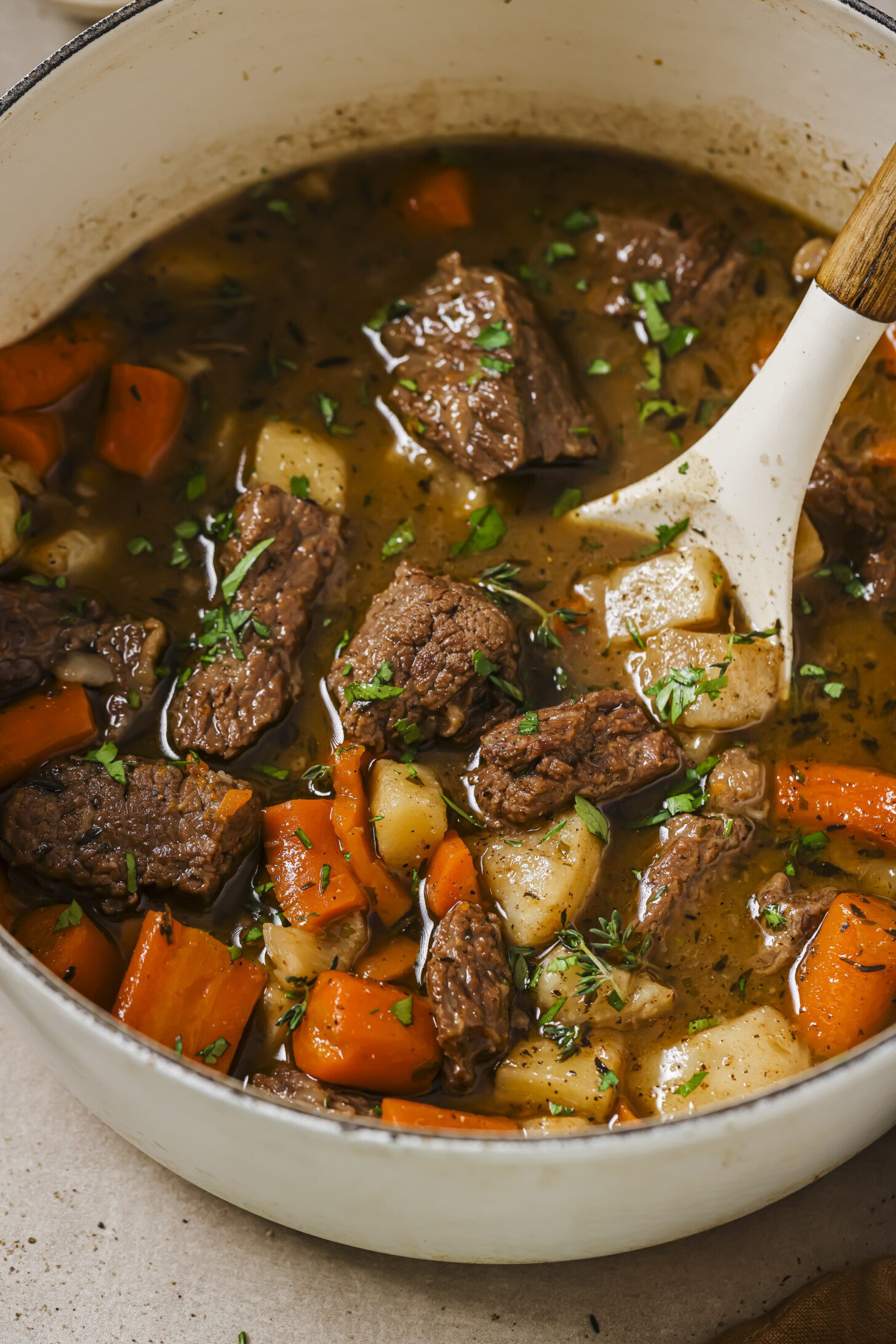 Dutch Oven Beef Stew (Gluten Free) - Unbound Wellness