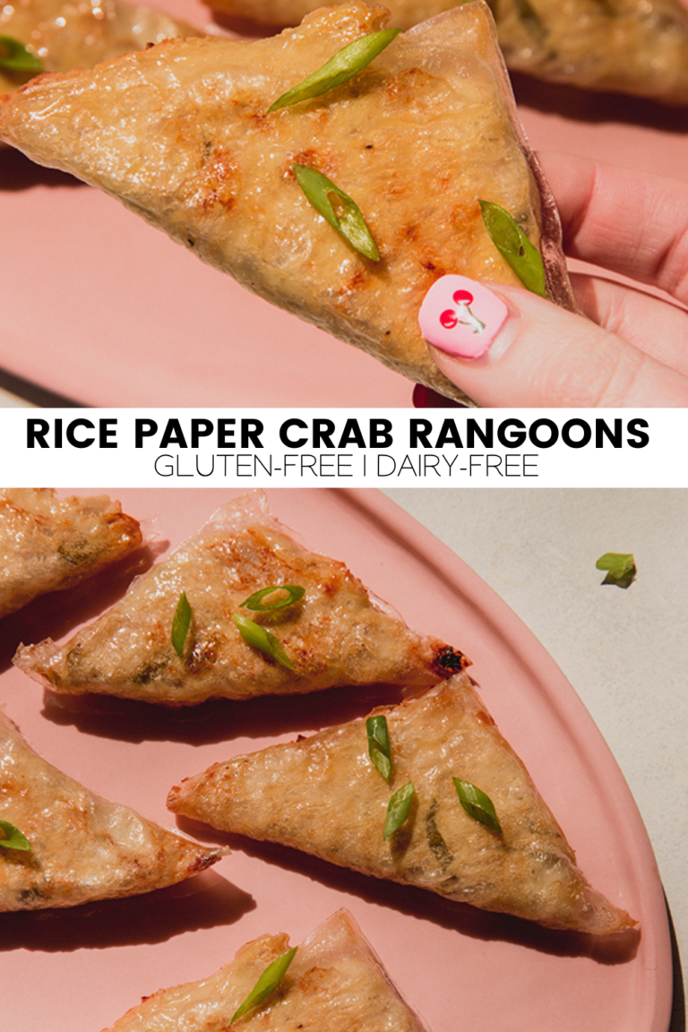 Rice Paper Crab Rangoons (Gluten & Dairy Free) - Unbound Wellness