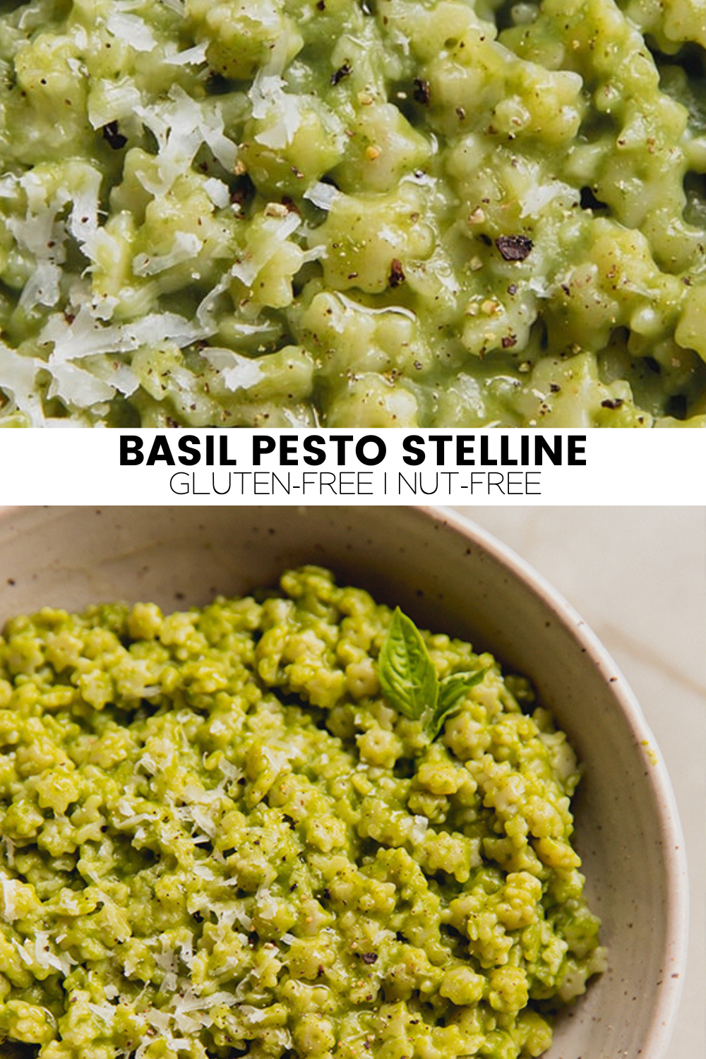 Basil Pesto Stelline {Gluten-free, Nut-free} - Unbound Wellness