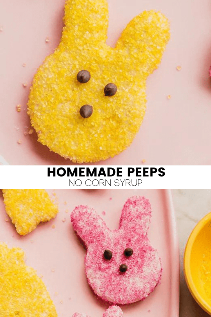 Homemade Peeps {no corn syrup} - Unbound Wellness