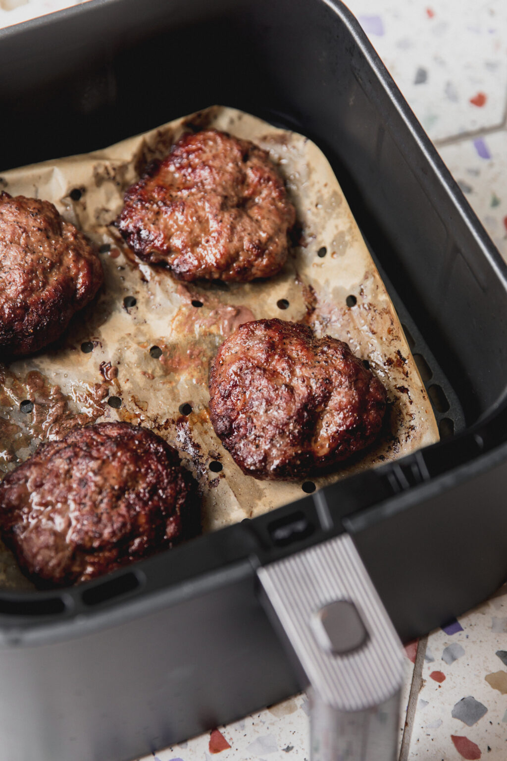 Air Fryer Burgers {Juicy & From Scratch!} - Unbound Wellness