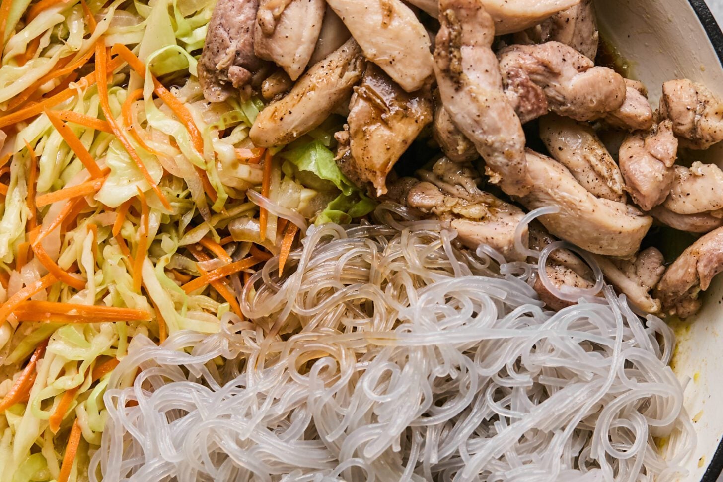 Pad Woon Sen {Thai Glass Noodle Stir Fry | Gluten Free} - Unbound Wellness