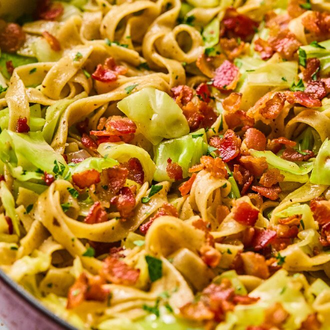 Polish Fried Cabbage & Noodles (Haluski) - Unbound Wellness