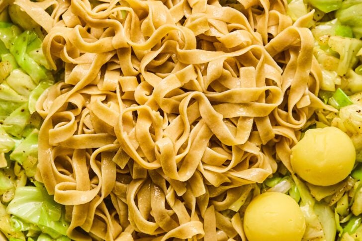 Polish Fried Cabbage & Noodles (Haluski) - Unbound Wellness