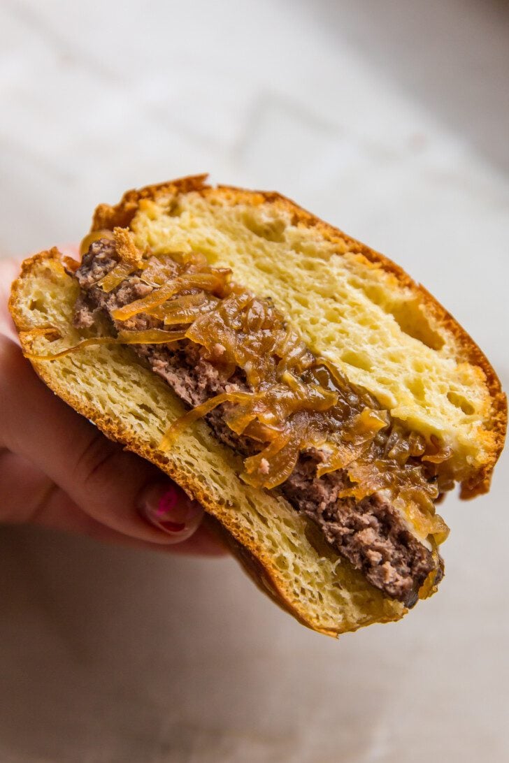 French Onion Burger {gluten free} - Unbound Wellness
