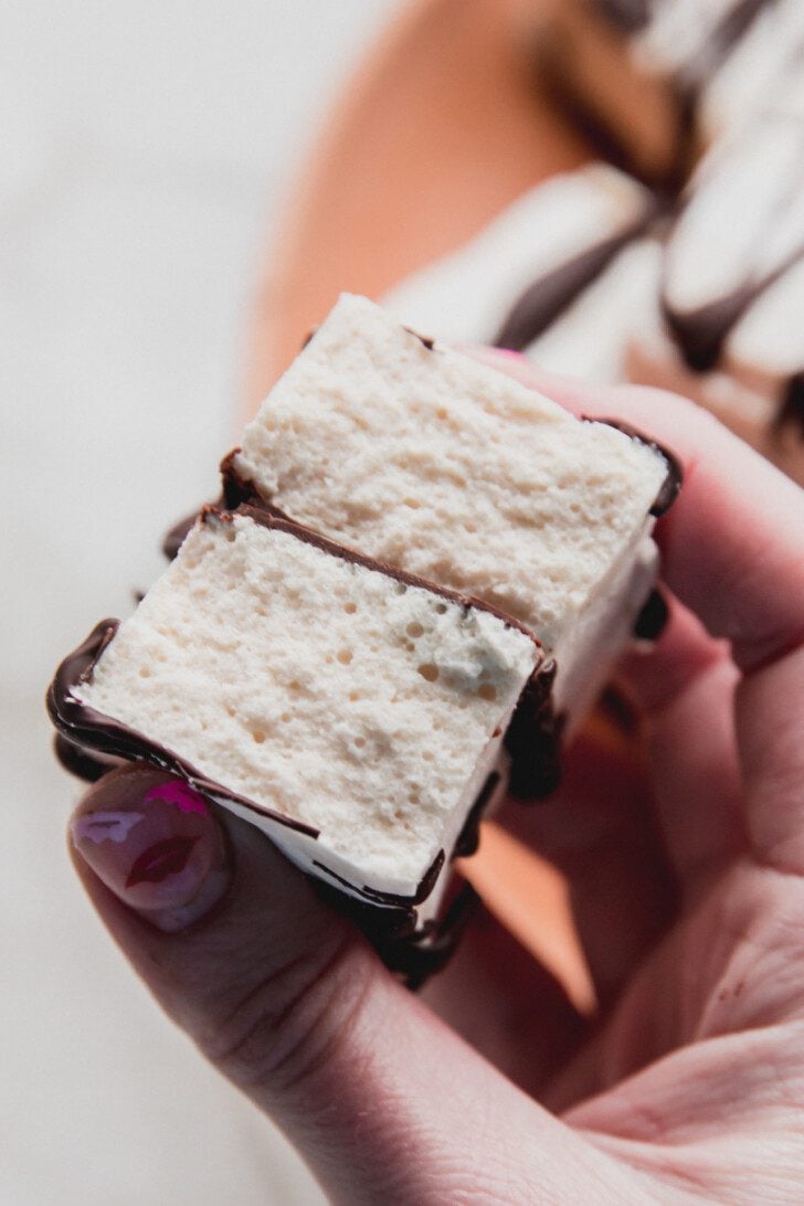 Marshmallow Protein Bars {dairy free} - Unbound Wellness