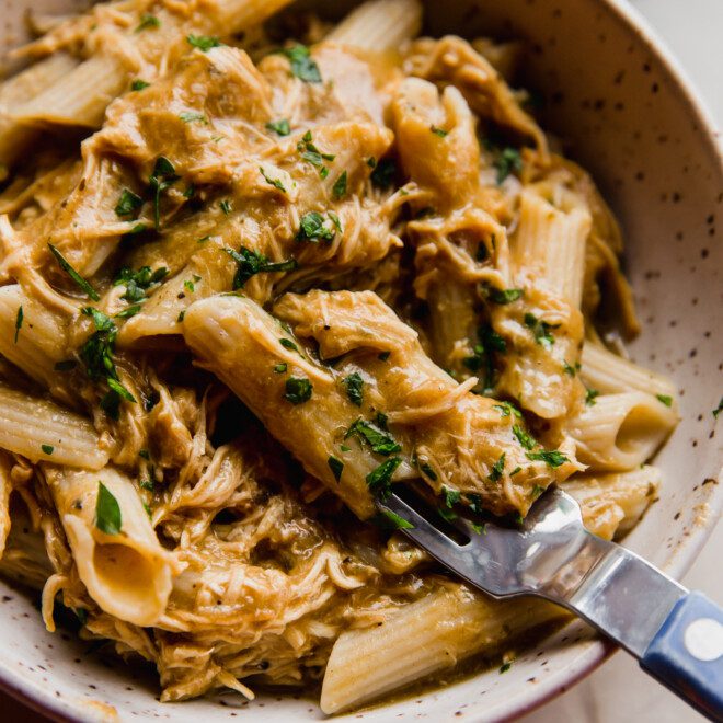 Creamy Slow Cooker Chicken Pasta - Unbound Wellness