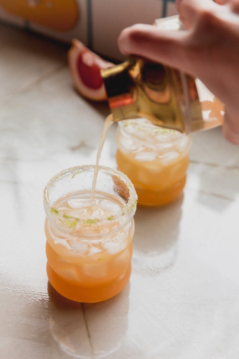 Healthier Grapefruit Paloma Mocktail - Unbound Wellness