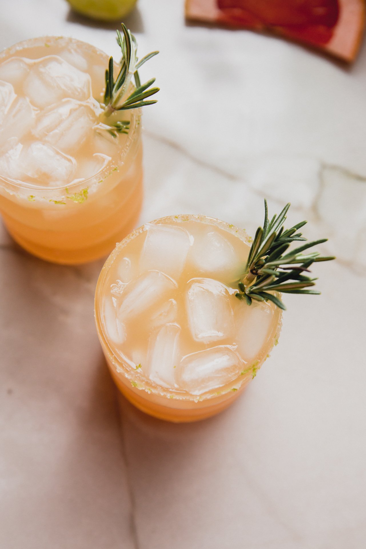 Healthier Grapefruit Paloma Mocktail - Unbound Wellness