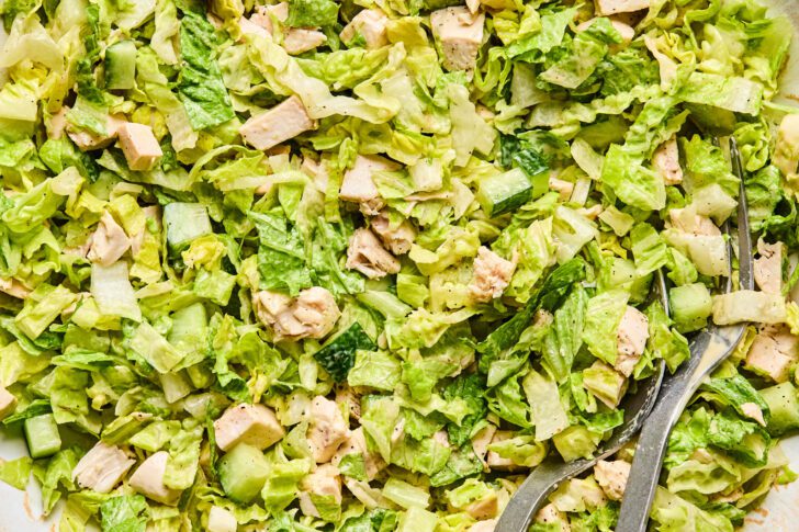 Chicken Caesar Salad Rice Paper Rolls - Unbound Wellness