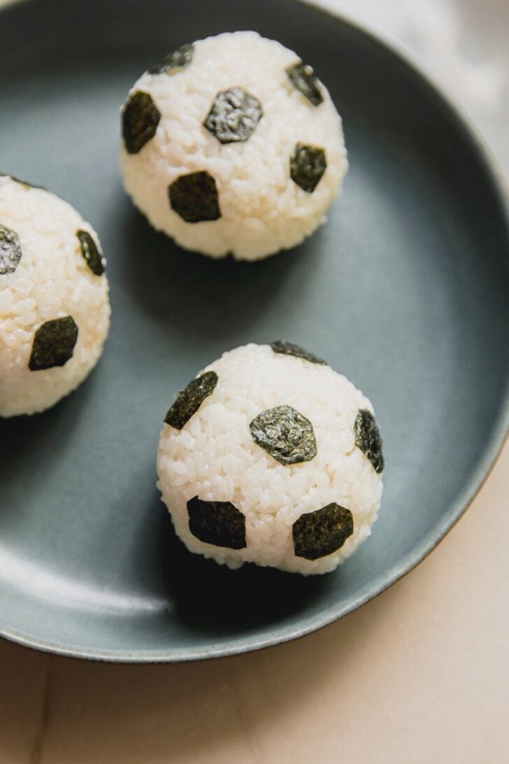 Soccer Tuna Rice Balls - Unbound Wellness